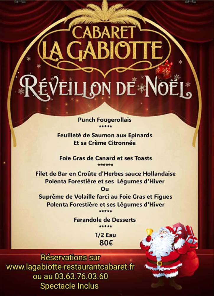 Réveillon de Noël - La Gabiotte